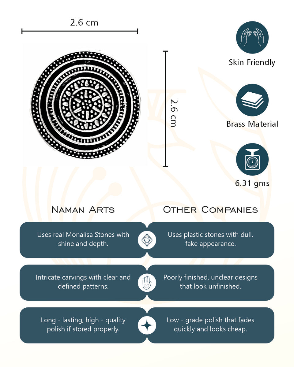 DIRA DESIGNER FLOWER TWO TONE RING – Naman Arts