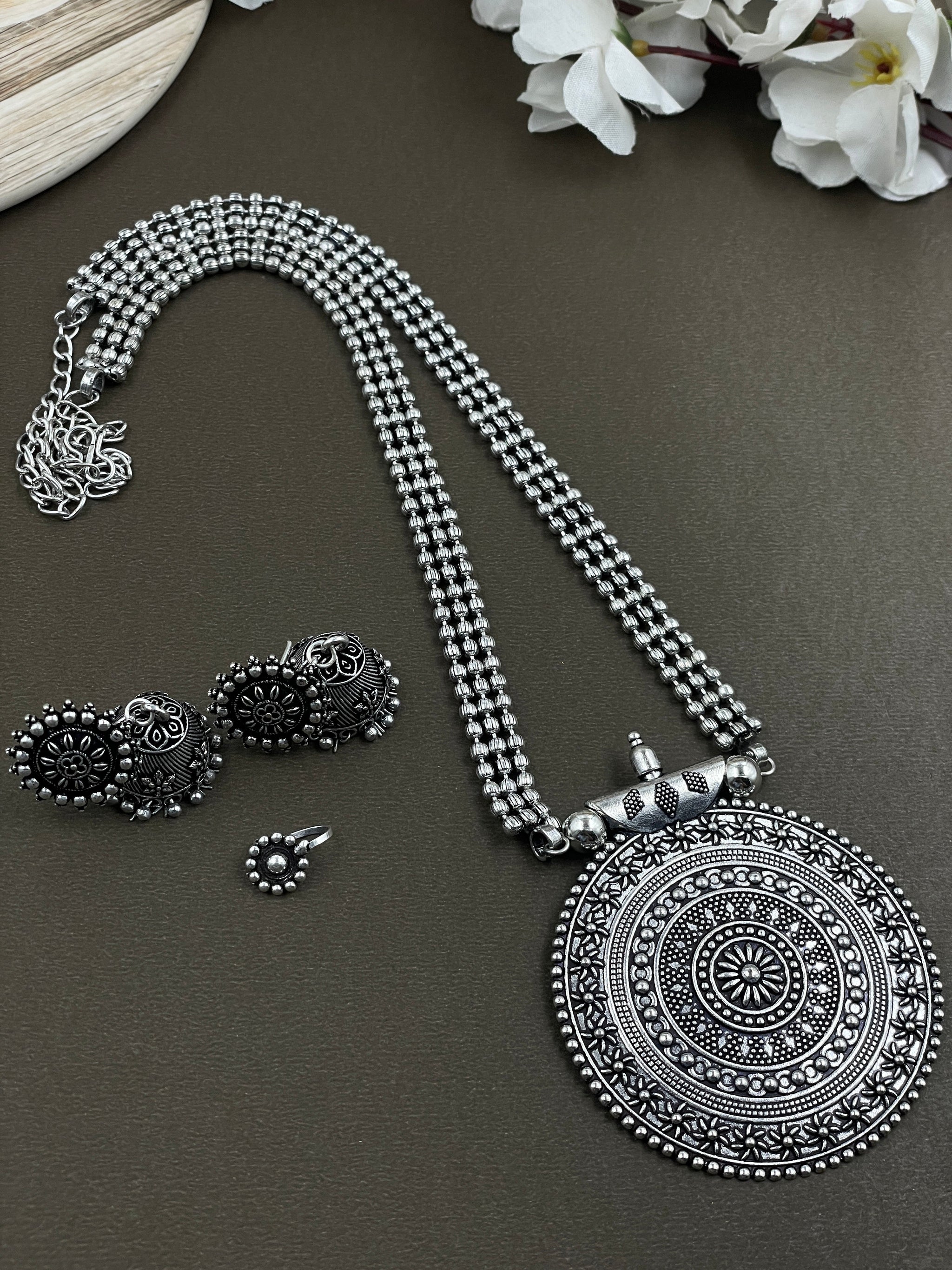 DESIGNER CHAIN PENDANT JEWELLERY SET COMBO