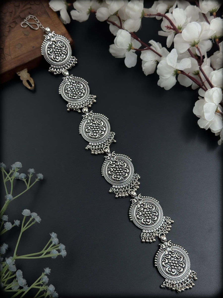 Nayra Oxidised Chooti Phool – Naman Arts